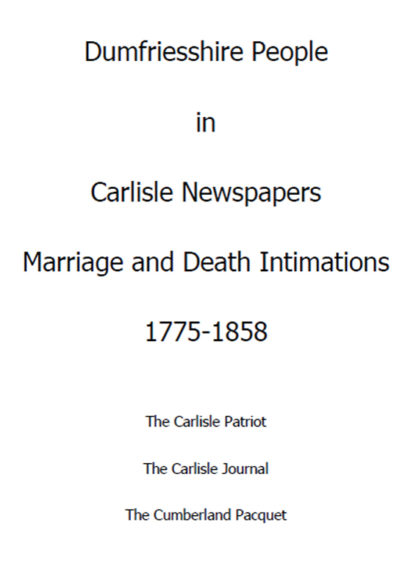 Dumfriesshire People in Carlisle Newspapers | Dumfries and Galloway ...